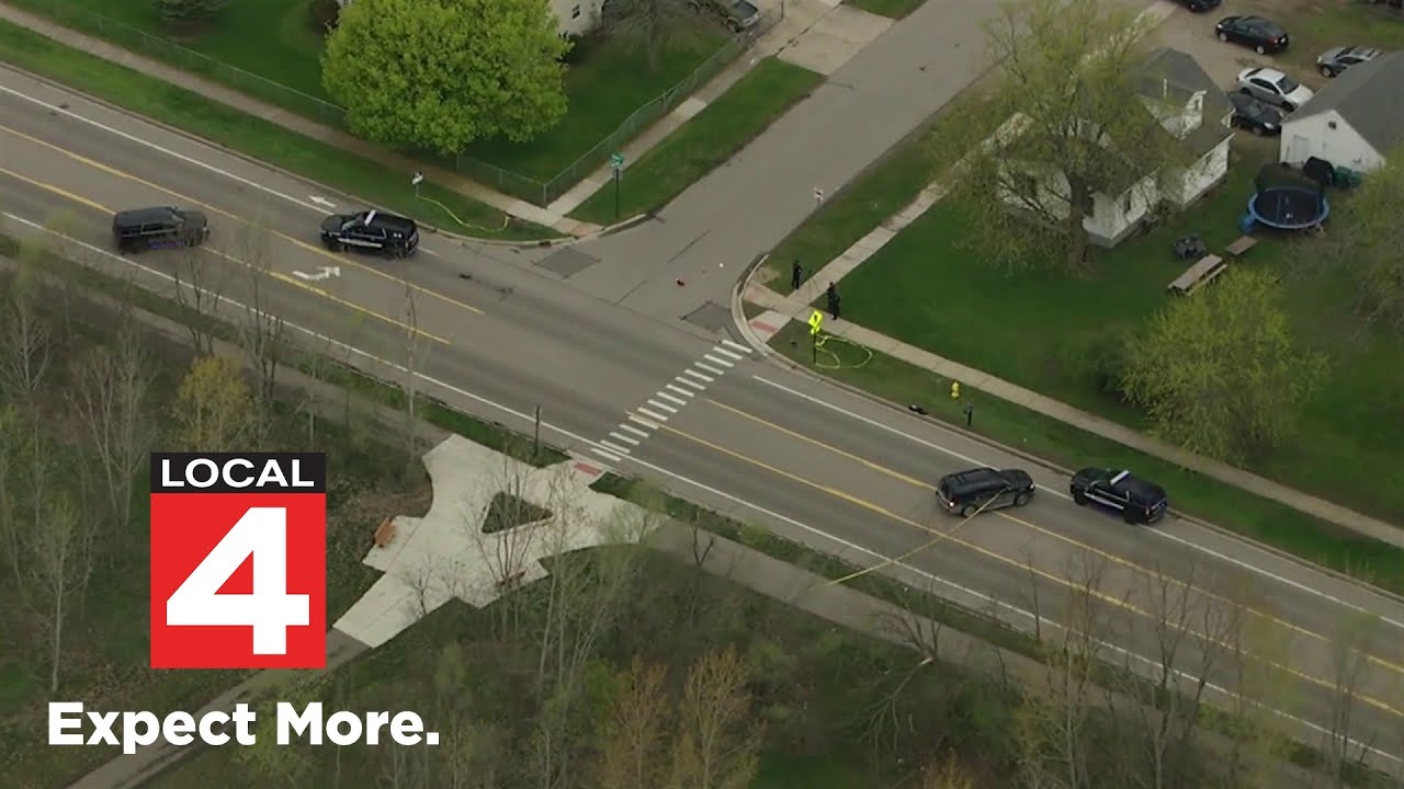 Aerial video shows scene where man accidentally shot himself while running from cops in Ypsilanti