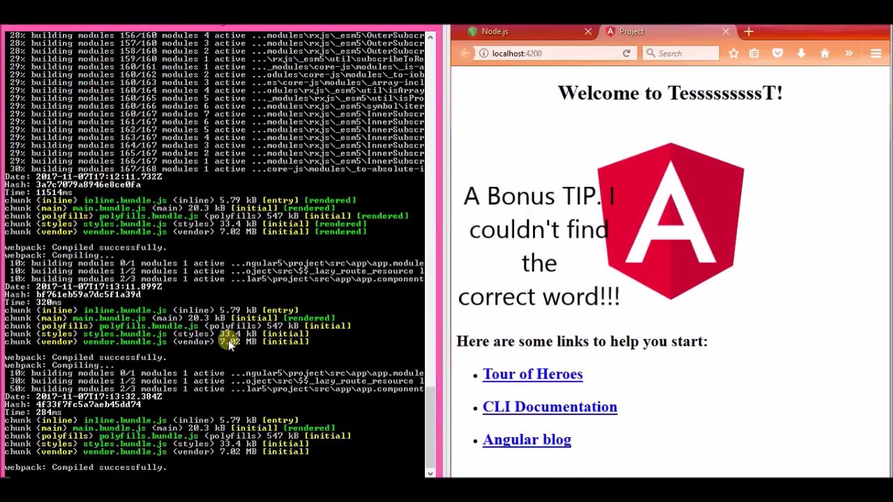 Angular-5 setup using Angular CLI(Command Line Interface)