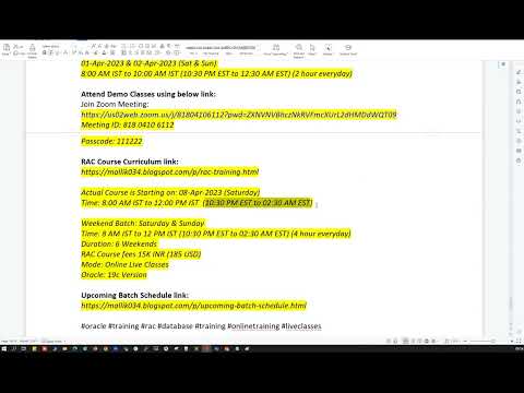 Learn Demo Session 2 || RAC Architecture RAC Networking - Mind Luster