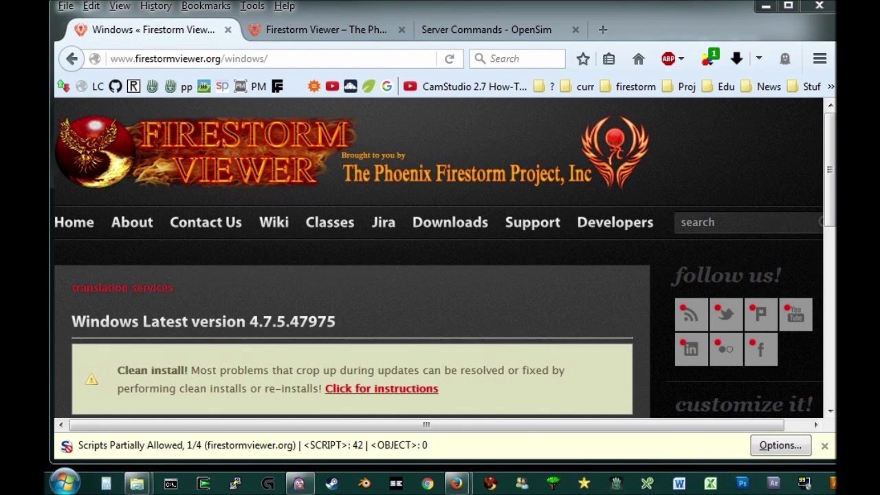 10 - Video Tutorial: Install Firestorm