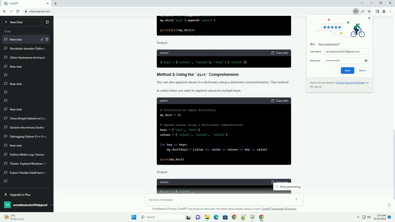 Python append multiple values to dictionary