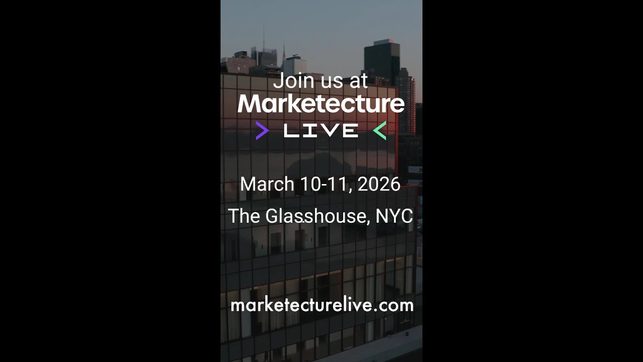 The Road to Marketecture Live - Good data, AI costs, Gen Alpha,