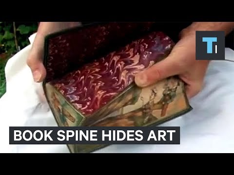 These books have hidden paintings within them
