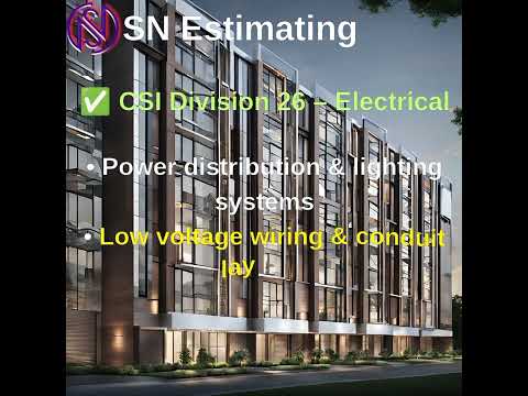 ✅ CSI Division 26 – Electrical