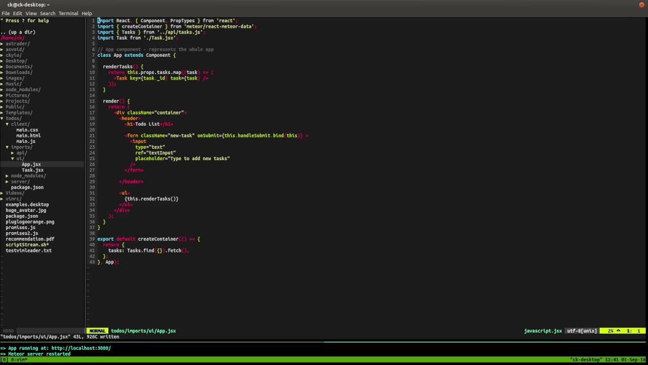Meteor + React To Do App #4 Forms & Events