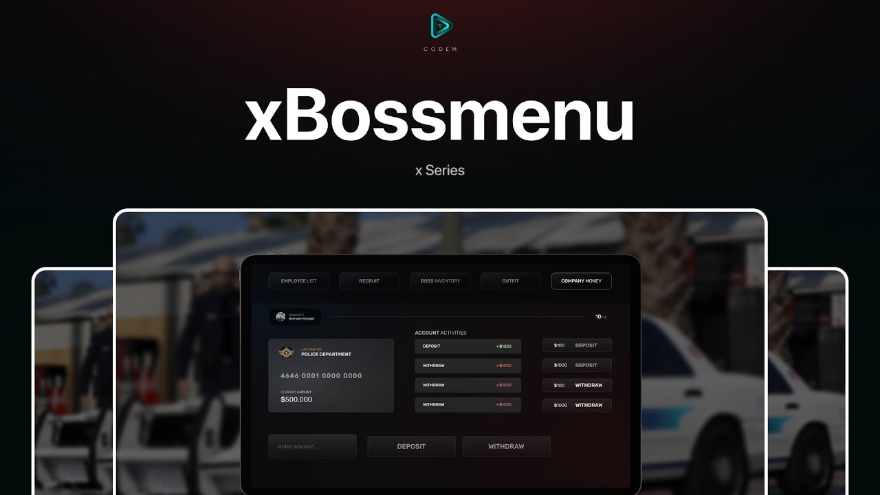 CodeM xBossmenu - FiveM Releases - Cfx.re Community CodeM xBossmenu - FiveM Releases - Cfx.re Community