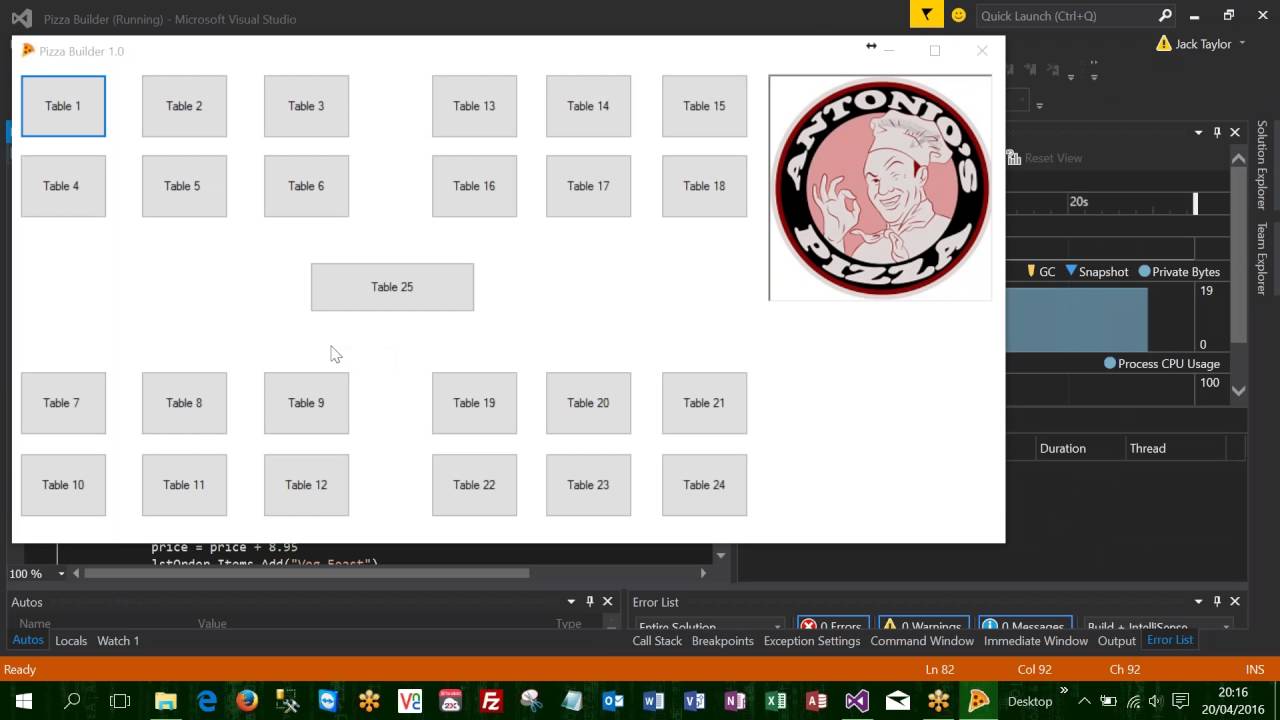 Pizza Builder application