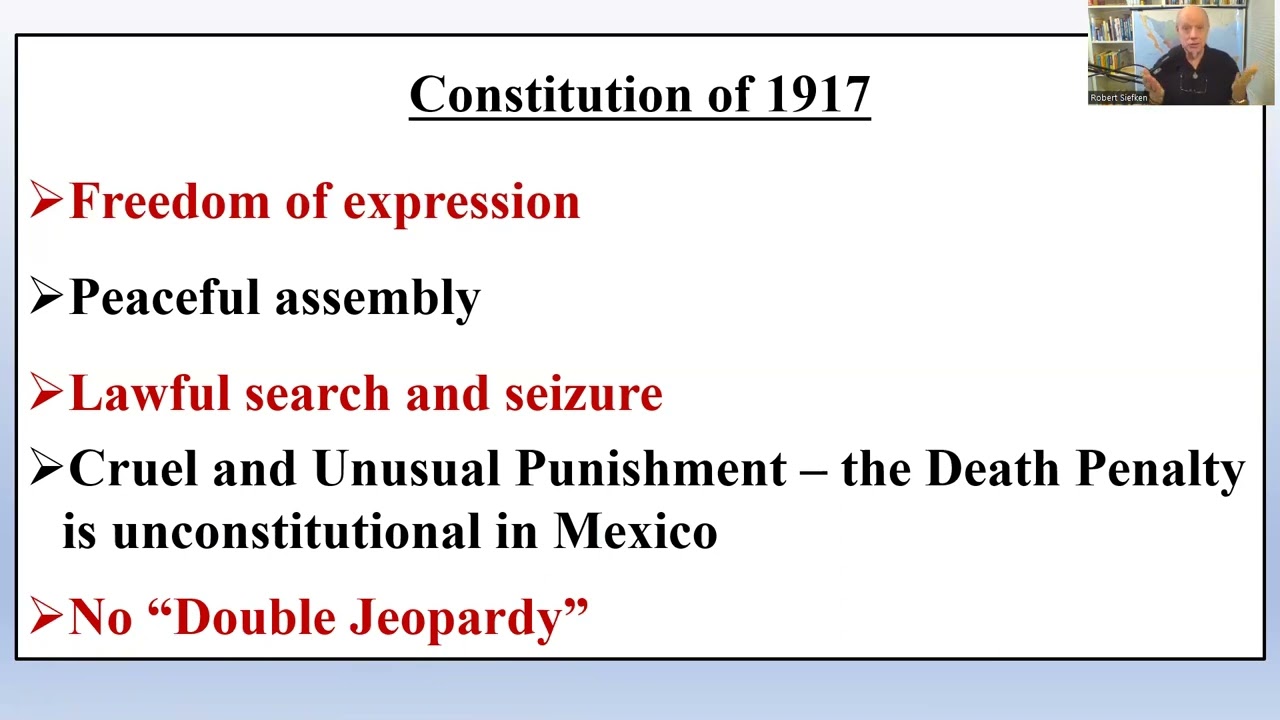 Mexico's Constitution of 1917 - an overview
