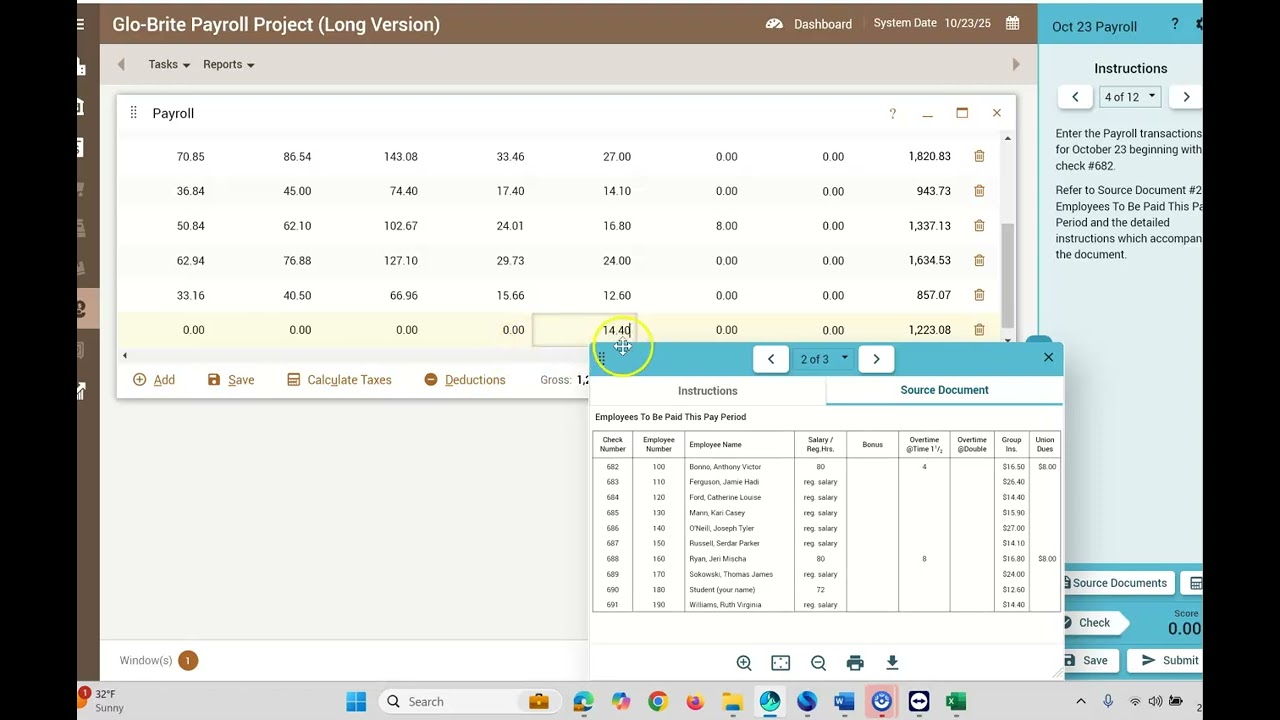 Payroll Project Module 2