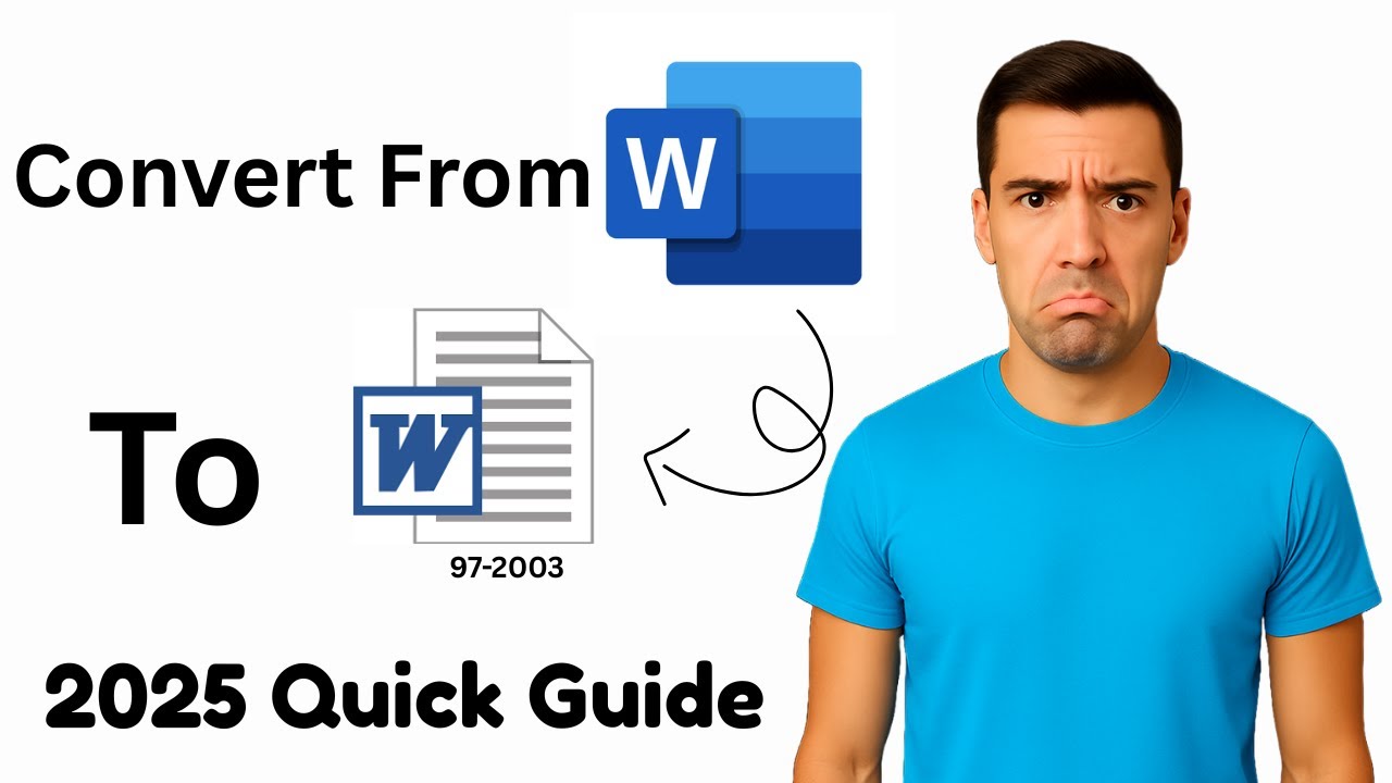How to Convert Word (.docx) to 97–2003 Format (.doc) – Save As Old Word Version