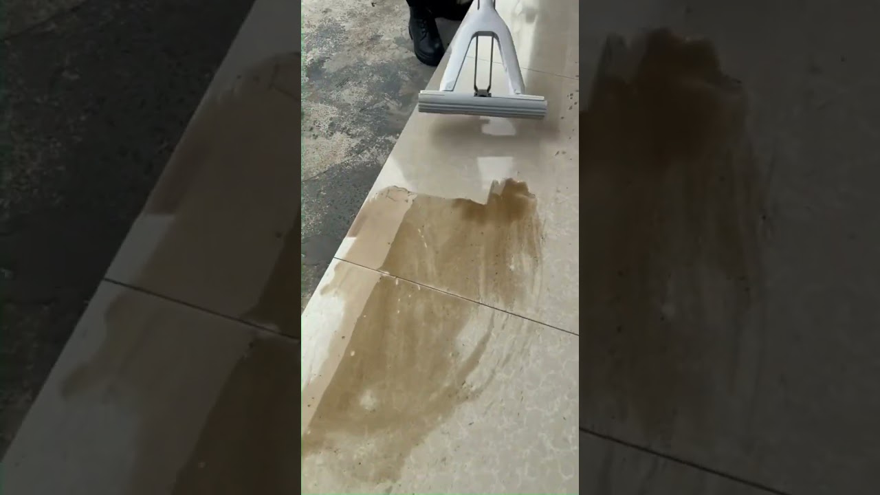 PVA sponge mop cleaning floor 🥰 #mop #spongemop #cleaningproducts #homecleaning #householditems