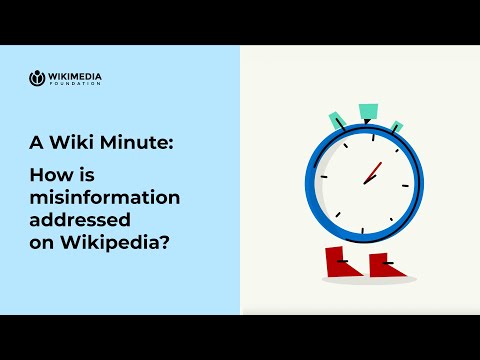 How is misinformation addressed on Wikipedia? | A WIKI MINUTE