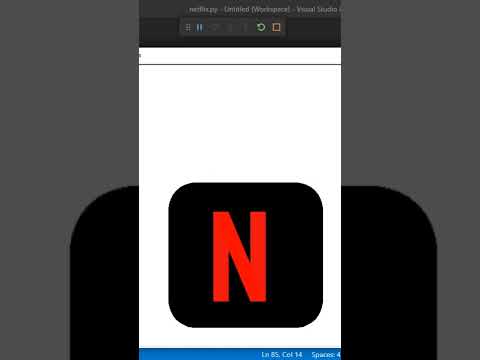 How to draw netflix logo using python turtle - python tutorial #shorts #python