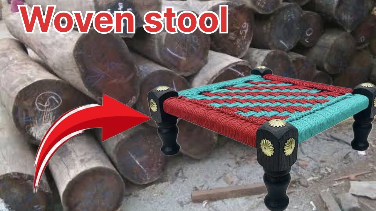 I Built a Stool Using Only 1800s simple stool