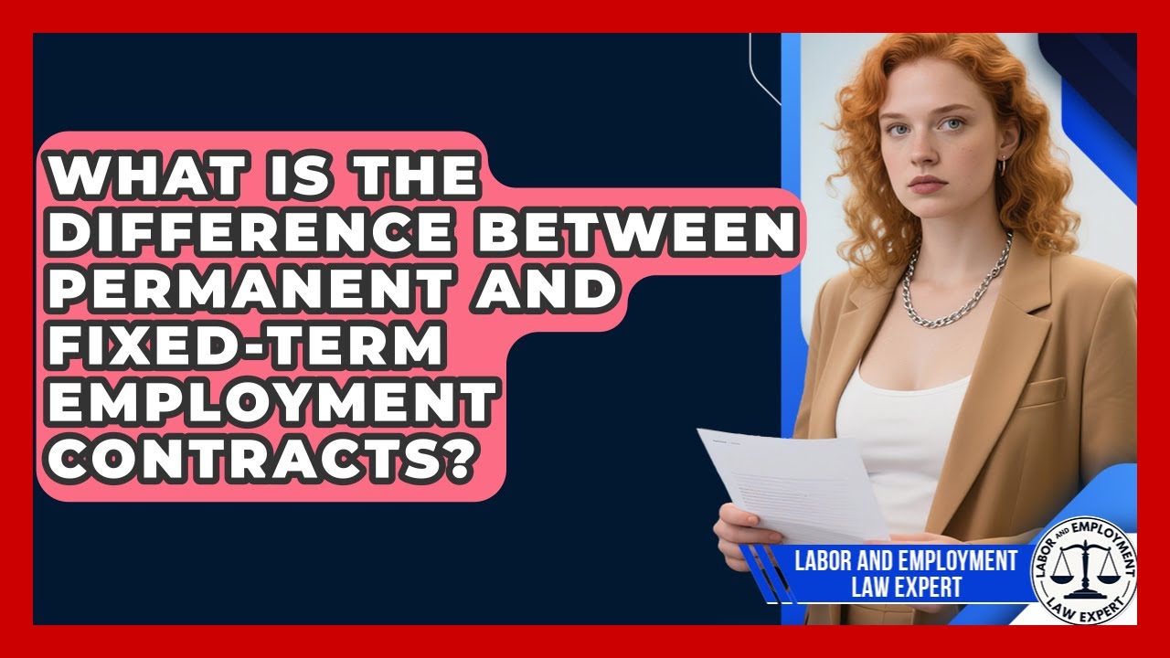 What Is the Difference Between Permanent and Fixed-Term Employment Contracts?