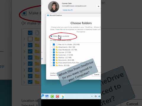 How to control the OneDrive sync #shorts #OneDrive