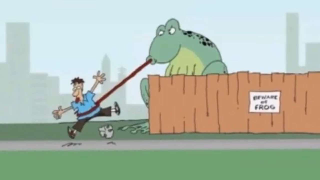 Frog eats person (M S01E13)