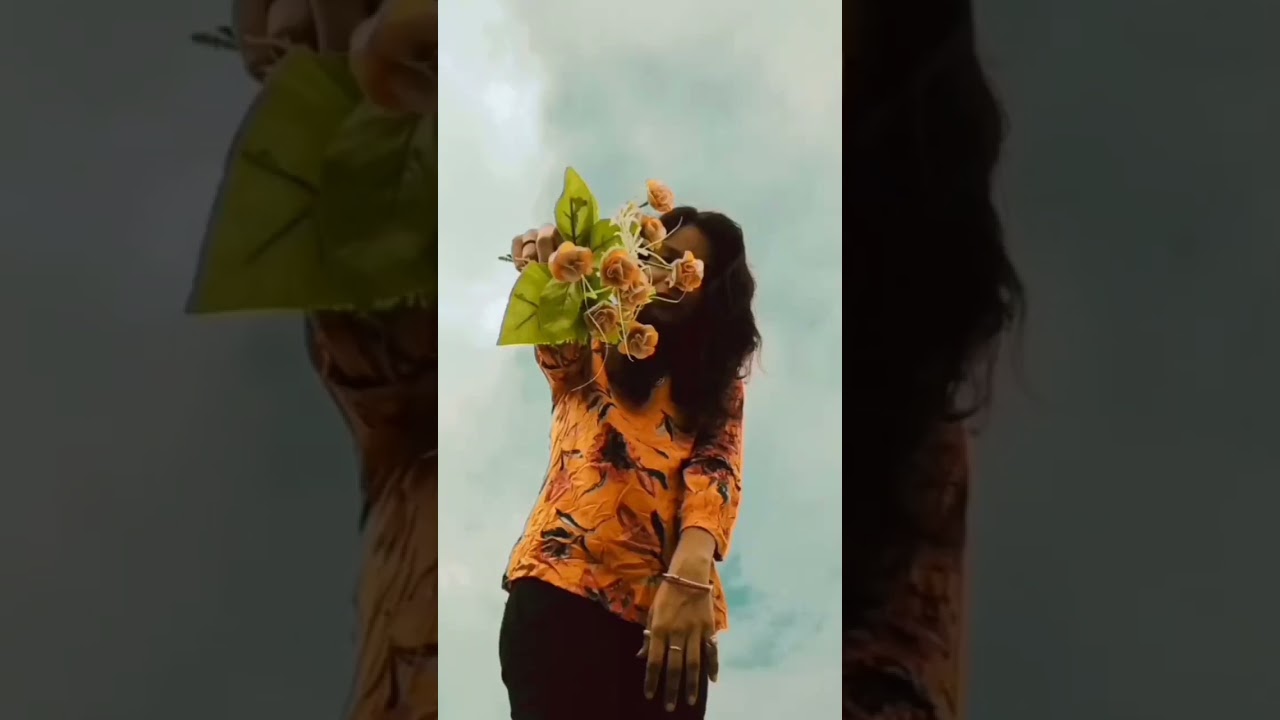 HIDE FLOWERS🌻 PHOTOSHOOT IDEAS FOR INSTA DP#photoshoot #instagram #FLOWERS #MIXING IN THE HOUSE..