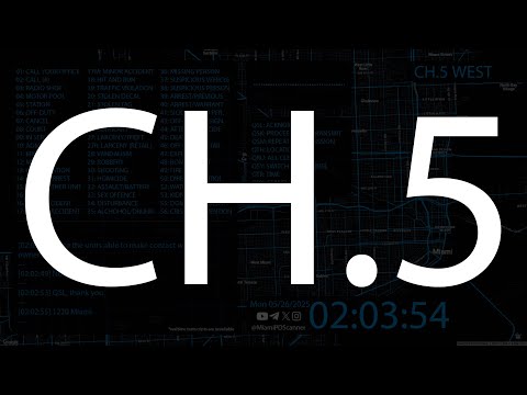 West District - Miami Police Live Radio Scanner Live Stream - City of Miami PD