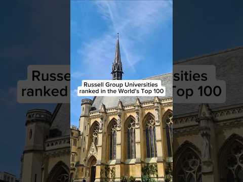 Russell Group Unis ranked in 🌎 Top 100 QS Rankings 2026 #students #student #university #ranking