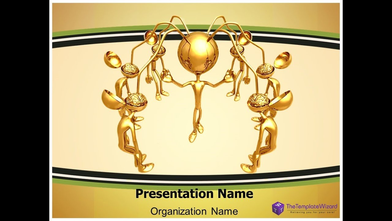 Brain Drain PowerPoint Presentation Template - TheTemplateWizard.com