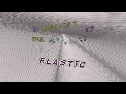 elastic - 5 adjectives which are synonym of elastic (sentence examples)