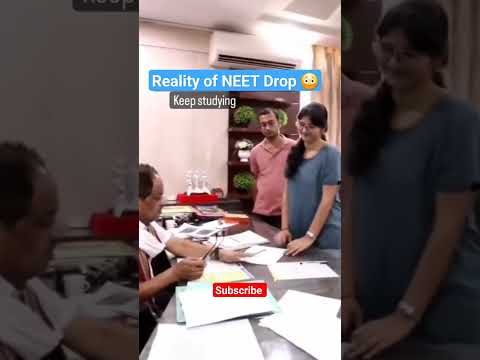 Reality of NEET Drop ???? #doctor #mbbs #medicalcollege #medico #kota #health #students #neet