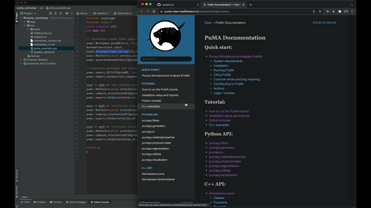 PuMA V3 Tutorial - pumapy: Orientation