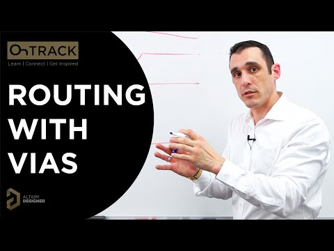 Routing with Vias | PCB Routing
