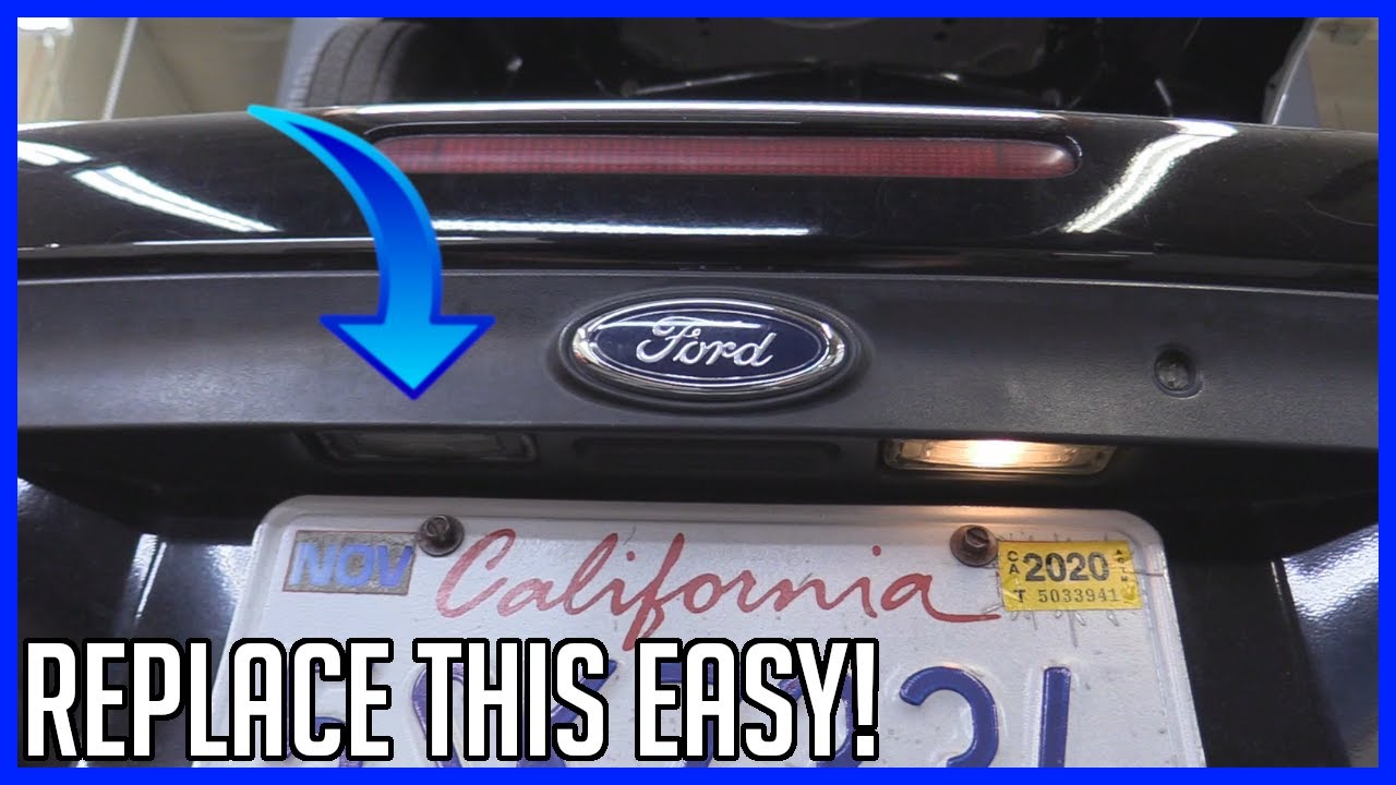 License Plate Bulb Replacement Ford Focus 2000-2007 - Try This One!