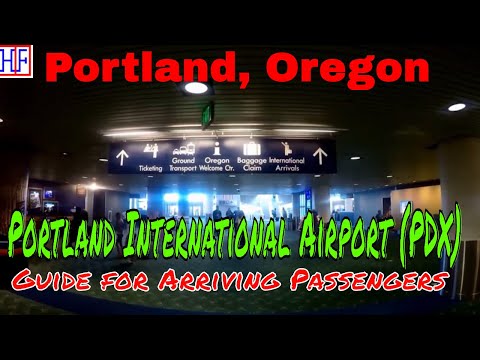 Portland International Airport (PDX) – Arrivals, Ground Transport & Max (train) Info | Episode# 1