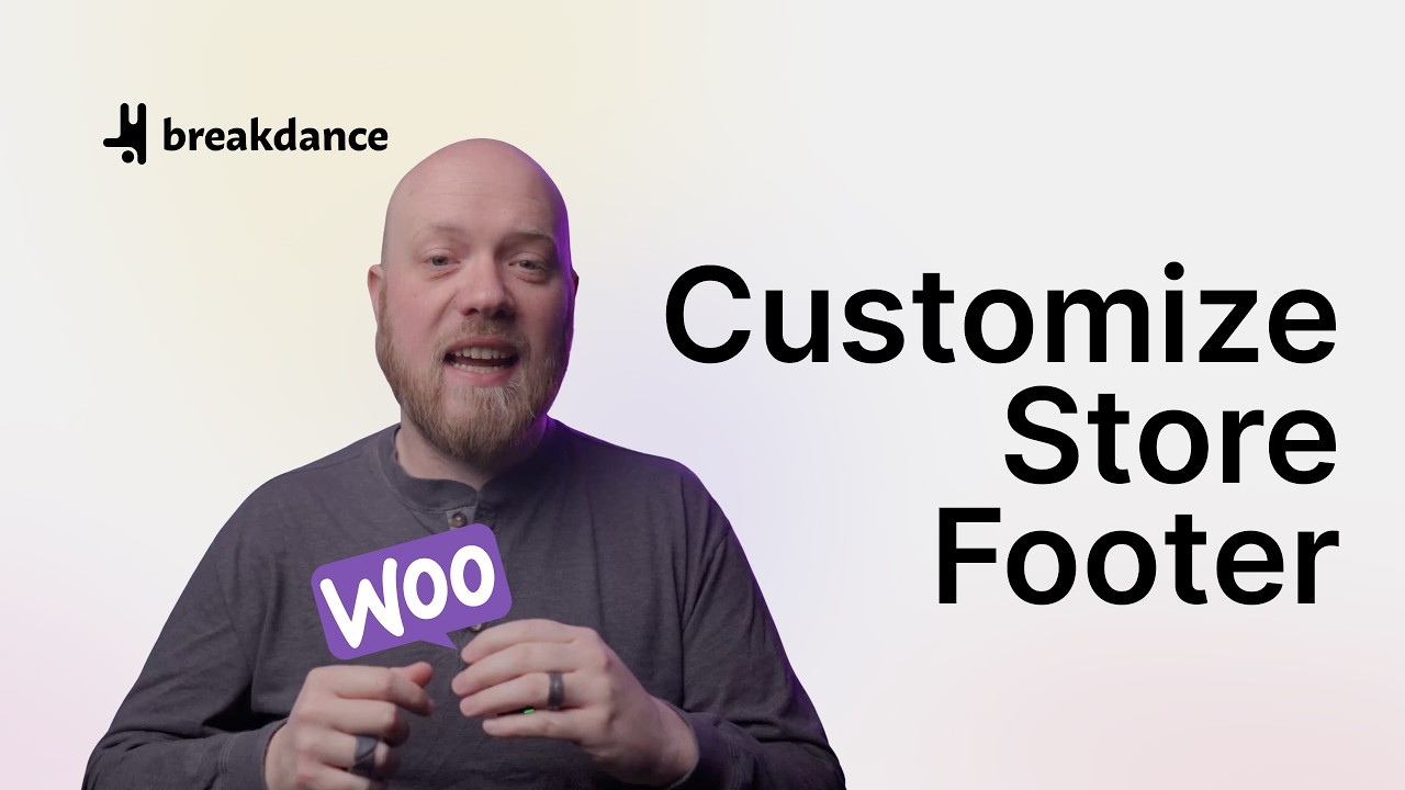 How to Edit Your WooCommerce Store Footer with Breakdance