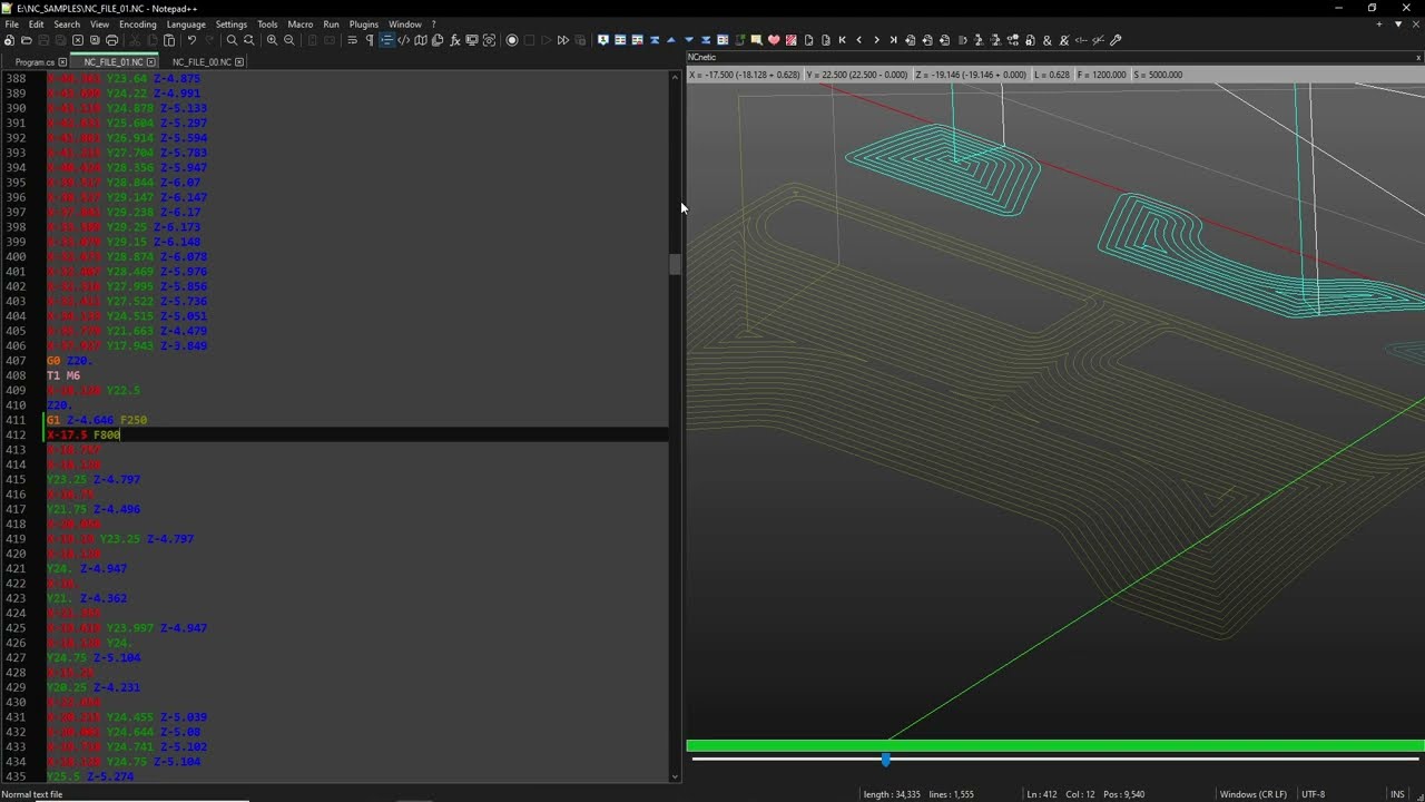 Gcode editor 101 : Notepad++ & NCneticNpp