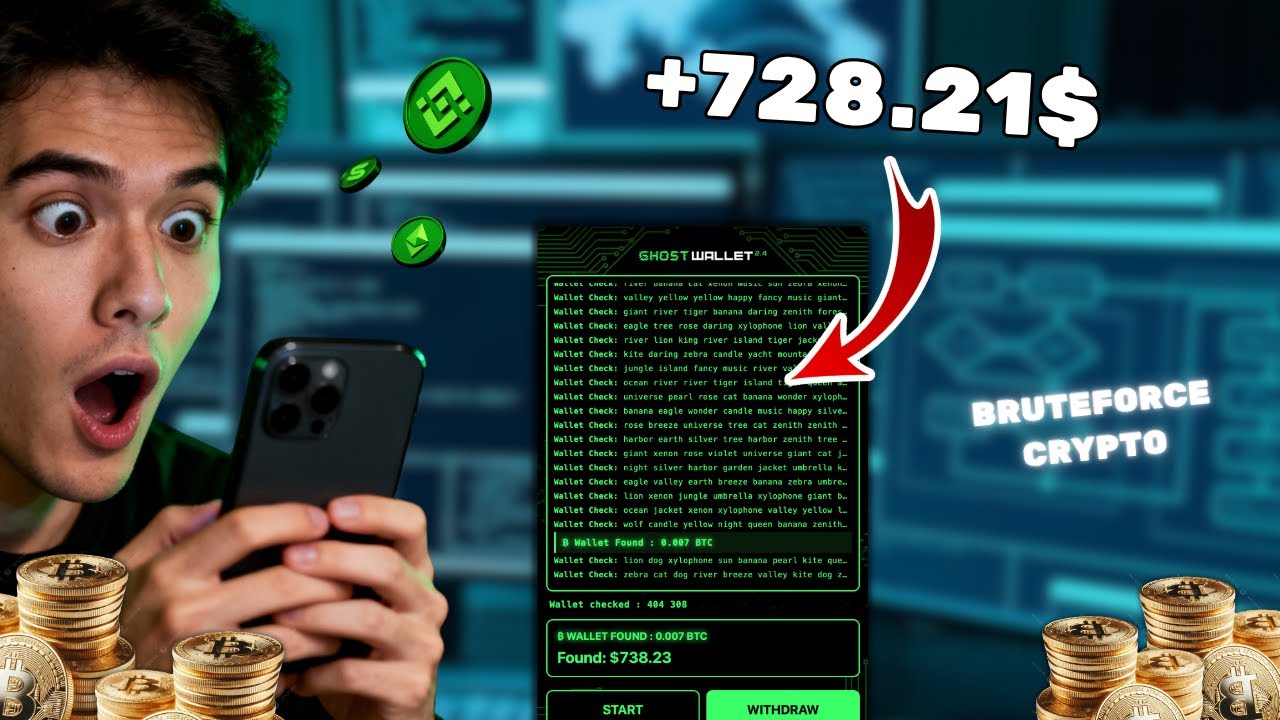 💰GhostWallet - Bruteforce Tool to Find Crypto Wallets | How to Recover a Lost Bitcoin Wallet ?