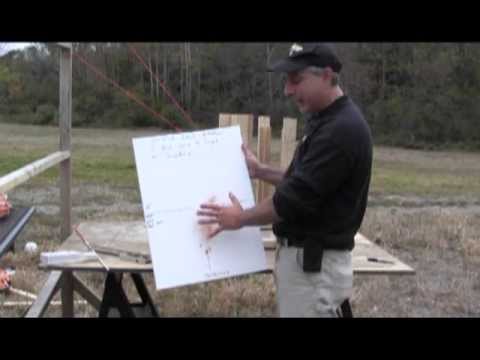 The Effect of Bullet Impact Angle on Forward Blood Spatter Patterns - A Preliminary Study