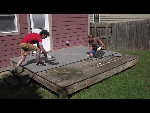 NewTechWood Deck Tiles Time-lapse