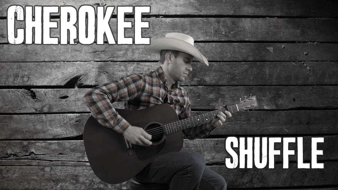 Cherokee Shuffle - Bluegrass Flatpicking Guitar Lesson Tutorial