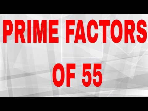 Prime factors of 55