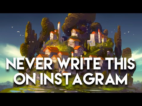 Never Write This on Instagram [posting art on social media]