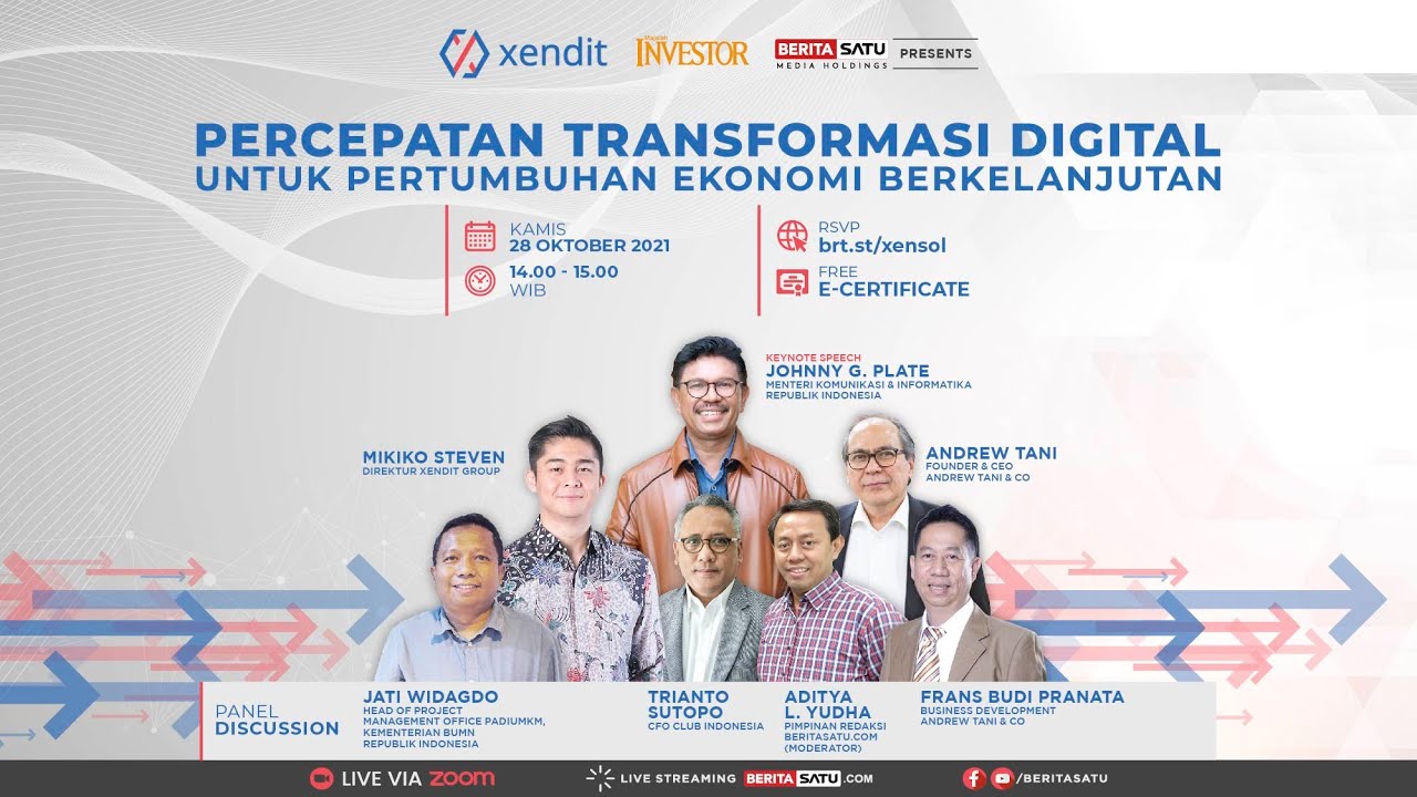 Percepatan Transformasi Digital Untuk Pertumbuhan Ekonomi Berkelanjutan