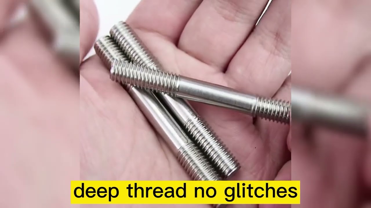 Stainless Steel Double Head Studs丨#Screw #Bolt #Nut #Fastener 丨Aozhan Fasteners