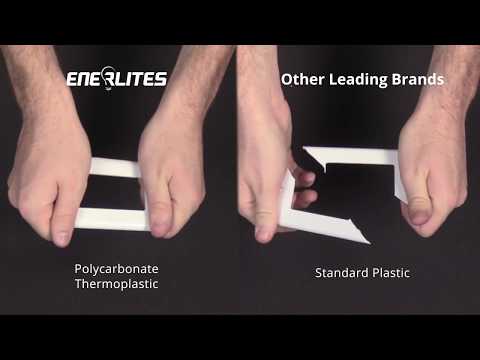 Wall Plates Comparison - Polycarbonate Thermoplastic vs. Standard Plastic | Enerlites