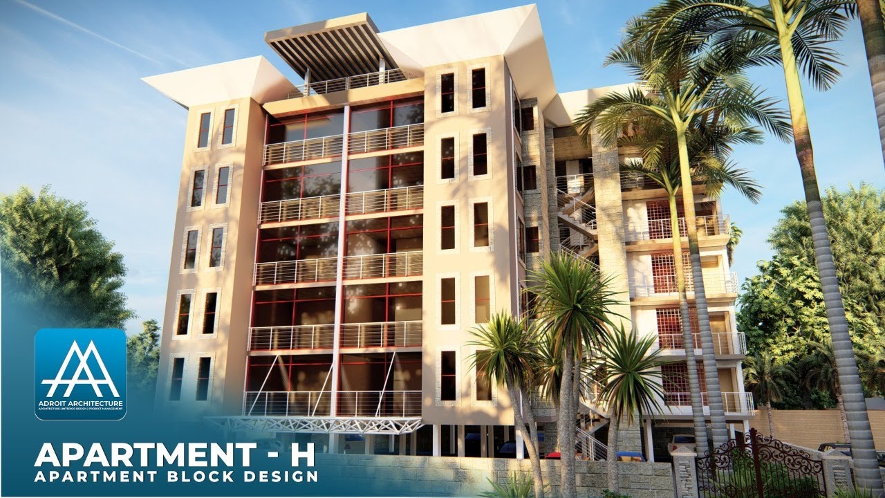 APARTMENT-H - 2 Bedroom Apartment Block Design
