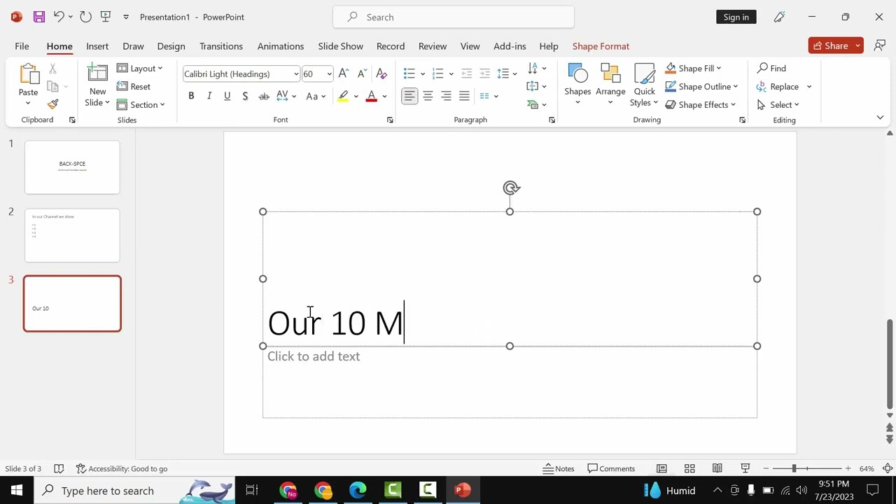 How to change the order of slides in a Microsoft PowerPoint