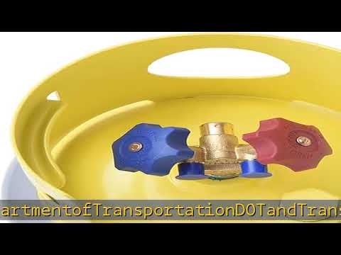 Flame King Refrigerant Recovery Cylinder Tank - Reusable - DOT Compliant - Y-Valve Liquid/Vapor - 3