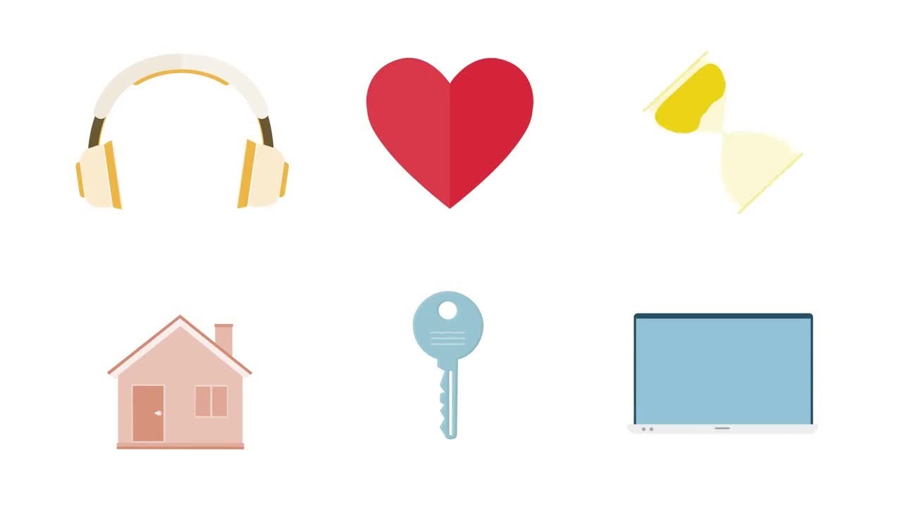 100 Truly Animated Icons Pack After Effects Templates