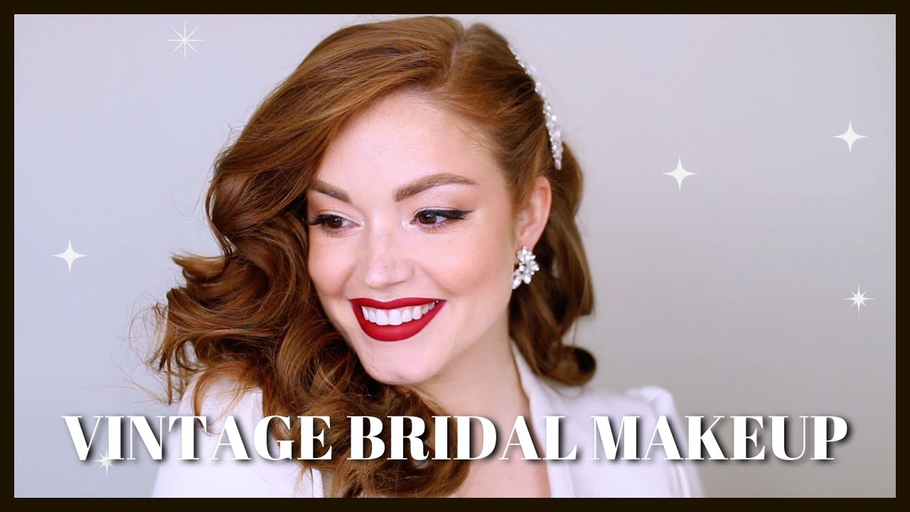 MY WEDDING DAY MAKEUP    |     VINTAGE BRIDAL TUTORIAL