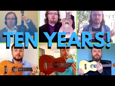 I say "Grab Your Uke" every week for 10 years
