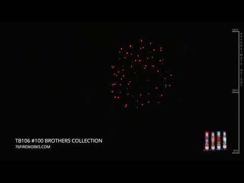 #100 Brothers Shells – Assorted 2 3/8" Tube Effects