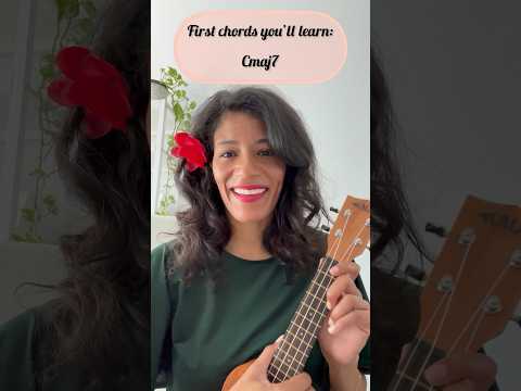 Chords to learn in the beginning | ukulele chords | Cmaj7